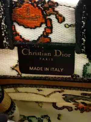 Dior 2010's Printed Book Tote Mini Handbag