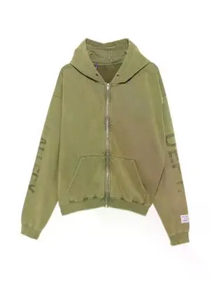 GALLERY DEPT. Logo Print Zip-fastening Hoodie