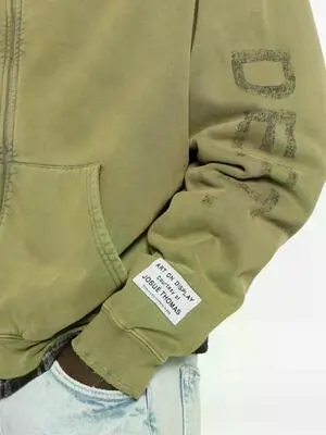 GALLERY DEPT. Logo Print Zip-fastening Hoodie