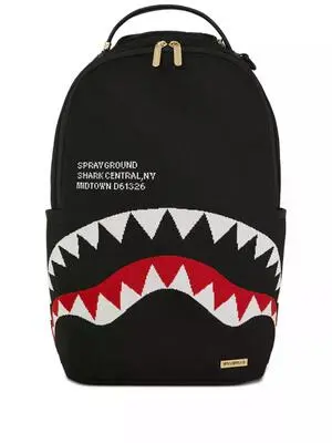 SPRAYGROUND Shark Central Knit Backpack - Black