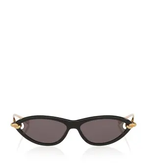 Bottega Veneta Cat Eye Sunglasses - Black