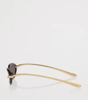 Bottega Veneta Cat Eye Sunglasses - Black
