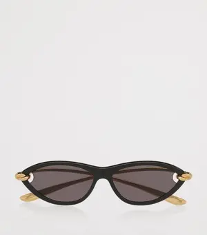 Bottega Veneta Cat Eye Sunglasses - Black