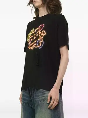 DOUBLET Neon-paint T-shirt