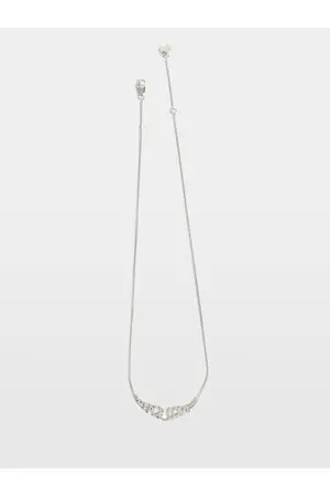 Zadig&Voltaire Brass Peace & Love Wings Pendant Necklace - Silver