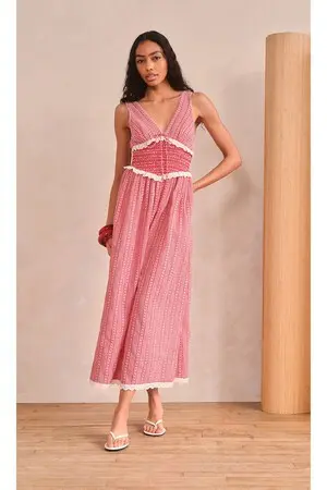 Saylor Shirred Dresses