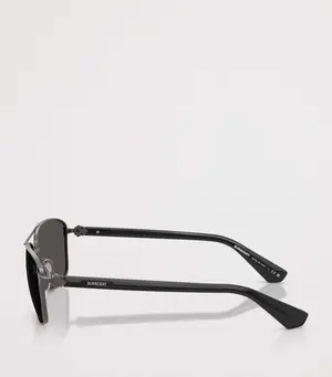 Burberry Metal Pilot Sunglasses - Grey