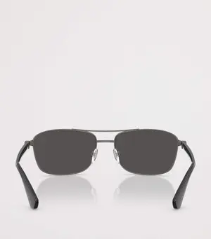 Burberry Metal Pilot Sunglasses - Grey