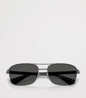 Burberry Metal Pilot Sunglasses - Grey