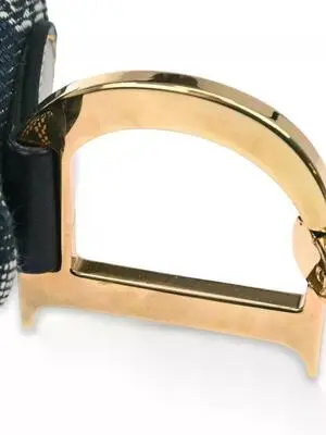 Dior 2003 Trotter Double Saddle Handbag - Blue