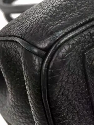 Hermès 30 Birkin Leather Handbag - Blue