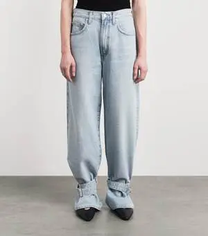 AGOLDE Cinched Hem Jeans