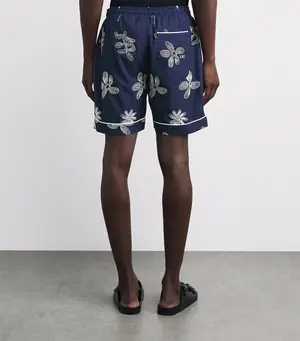 CHE Embroidered Floral Shorts