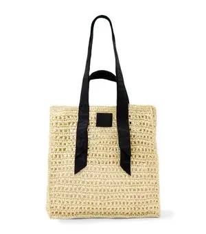 ALLSAINTS Paper Mesh Lullah Tote Bag - White