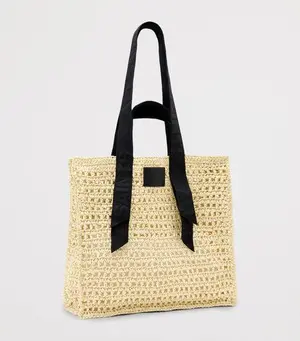 ALLSAINTS Paper Mesh Lullah Tote Bag - White