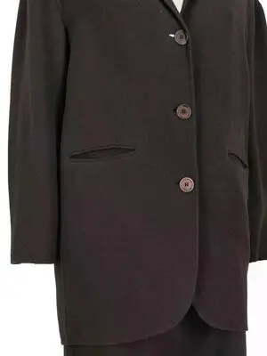 MILA SCHON Button-up Skirt Suit