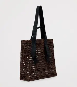 ALLSAINTS Lullah Woven Tote Bag - Brown