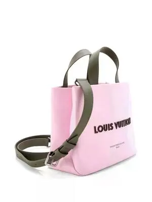 LOUIS VUITTON Shopper Leather Mini Tote Bag - Pink