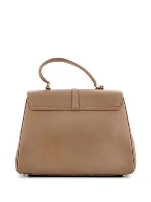 Celine 16 Top Handle Bag Grained Calfskin - Neutrals