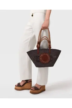 Stella McCartney Logo Rope Basket Bag