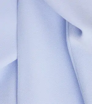 Safiyaa Alexa Flared Crepe Trousers - Blue