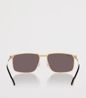 Cartier Rectangle Frame Sunglasses