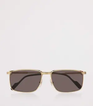 Cartier Rectangle Frame Sunglasses