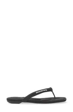Alexander Wang Jenna Tubular Strap Flip Flop - Black