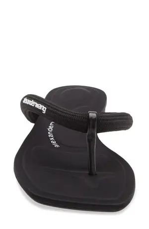 Alexander Wang Jenna Tubular Strap Flip Flop - Black