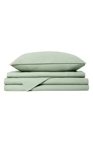 Dkny Vintage Washed Cotton Sheet Set Green