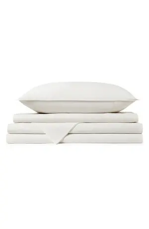 Dkny Vintage Washed Cotton Sheet Set - Ivory