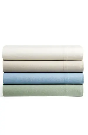 Dkny Vintage Washed Cotton Sheet Set - Ivory