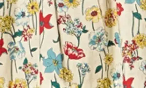 English Factory Floral Smocked Puff Sleeve Minidress