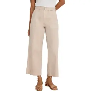 NIC+ZOE Highland Stretch Wide Leg Pants - Macadamia