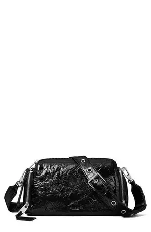 Black Patent Leather Cross Body Bags