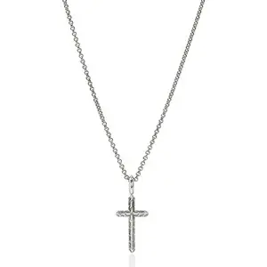 John Hardy Sterling Cross Pendant Necklace - Silver