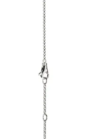 John Hardy Sterling Cross Pendant Necklace - Silver