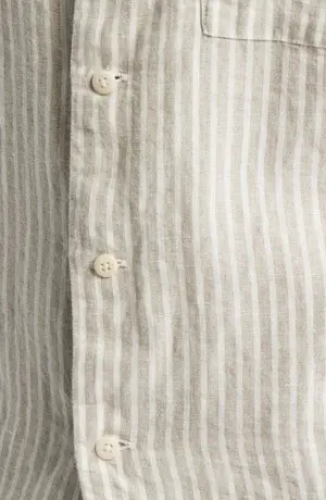 ALEX CRANE Organic Linen Camp Shirt - Saltlines