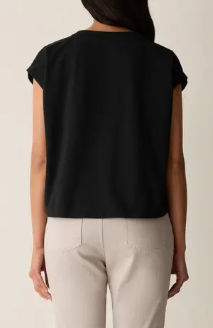 Eileen Fisher Organic Cotton Blend T-shirt