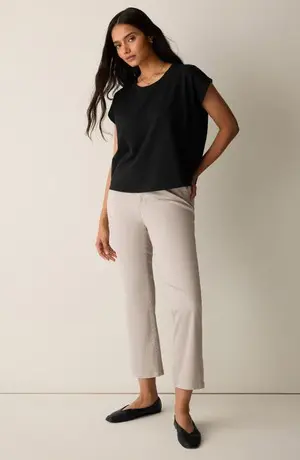 Eileen Fisher Organic Cotton Blend T-shirt