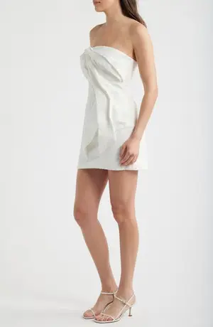 Acler Brigetty Strapless Mini Dress
