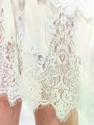 Givenchy Lace Detail Asymmetric Midi Dress