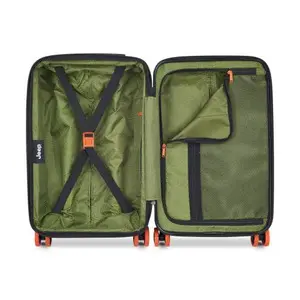 JEEP 19" Expandable Spinner Carry-on & Cylindrical Backpack Set - Green