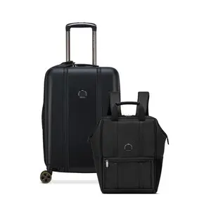 DELSEY PARIS Cadence 2-piece Luggage Set - Deep Black