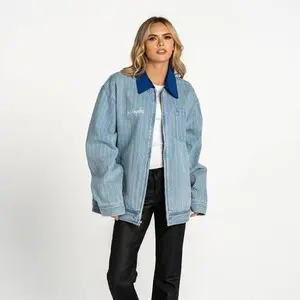THE WILD COLLECTIVE Los Angeles Dodgers Full-zip Mechanic Jacket