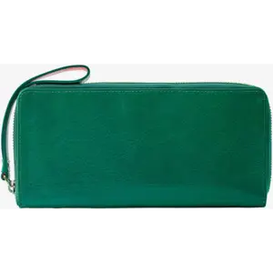 TUSK Siam Zip Travel Portfolio - Teal/geranium