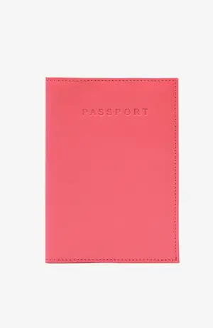 TUSK Siam Passport Cover Geranium/teal