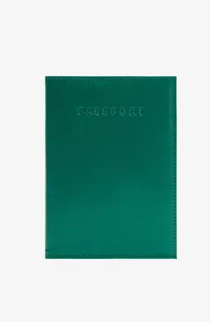 TUSK Siam Passport Cover - Teal/geranium