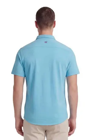 LORDS OF HARLECH Knit Shirt - Teal