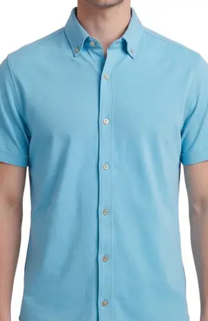 LORDS OF HARLECH Knit Shirt - Teal